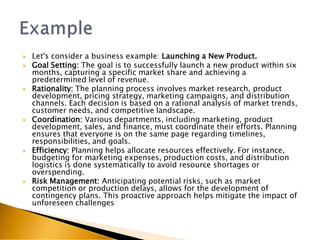 Planning & Concept of Objectives,.Types of Planning,Principles of ...