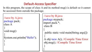UNIT-2.pptx CS3391 Inheritance , types, packages and Interfaces | PPTX