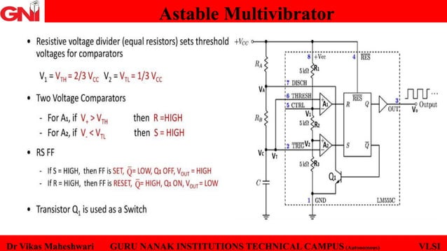 unit-2.1.pdf 555 TIMER INTEGRATED CIRCUIT | PPT
