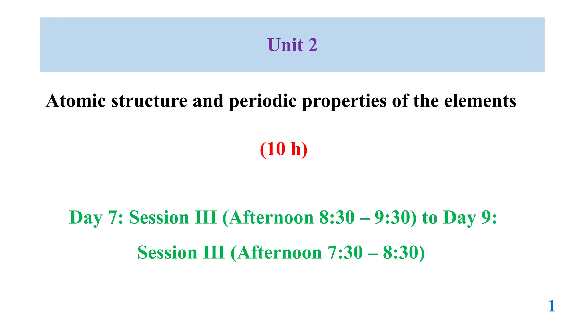 Atomic structure and periodic properties of the elements | PPTX