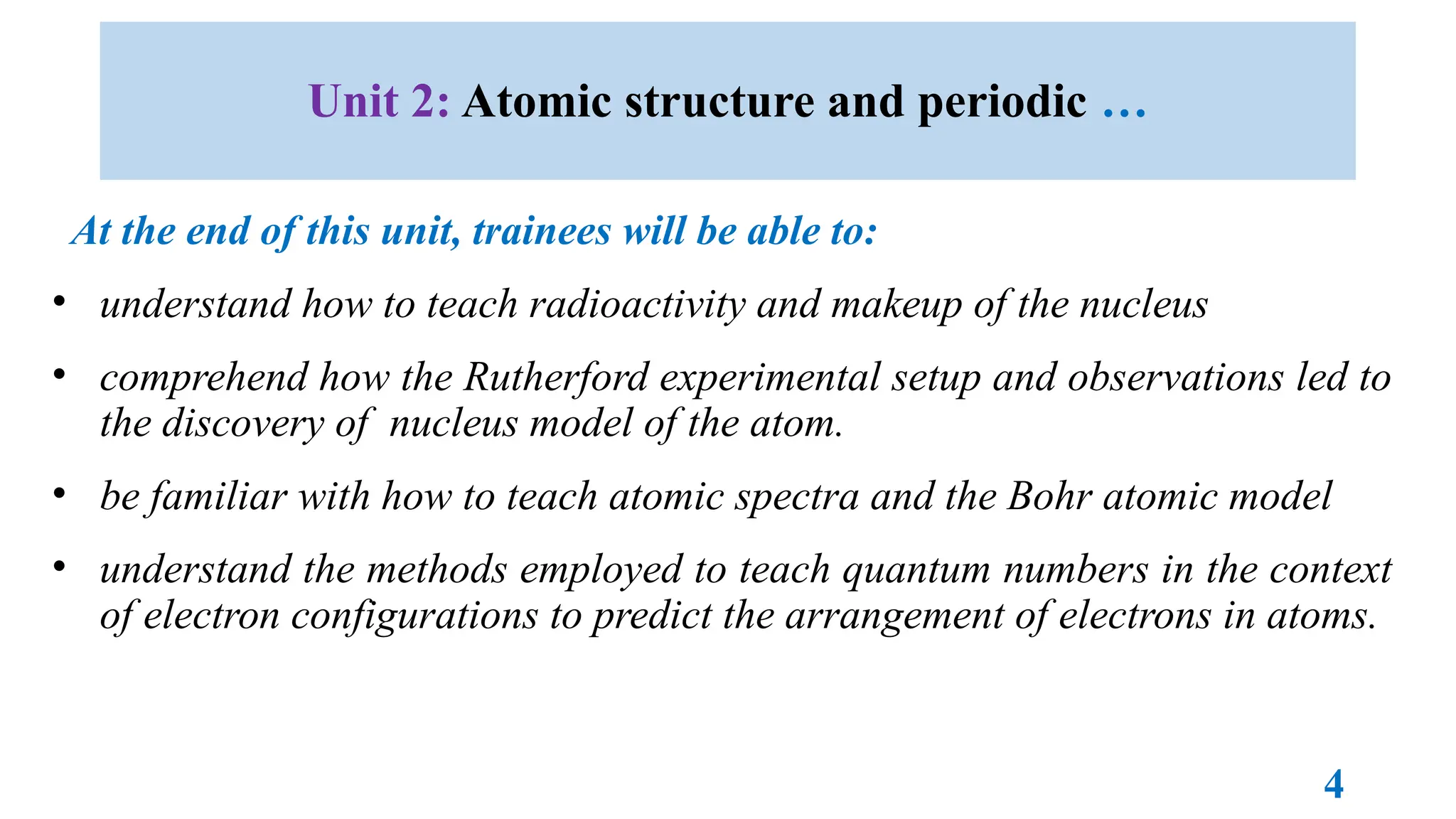 Atomic structure and periodic properties of the elements | PPTX