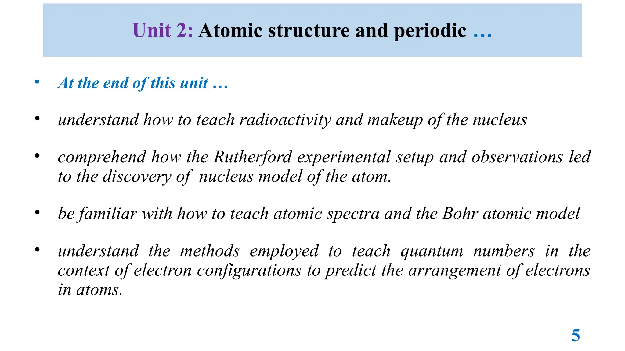 Atomic structure and periodic properties of the elements | PPTX