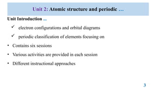Atomic structure and periodic properties of the elements | PPTX