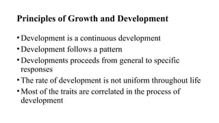 ppt for GNM And B.Sc Nursing Sudents (Growth And Development) | PPTX