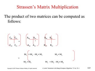 divide and conquer ppt in Design and Analysis of Algorithms | PPT