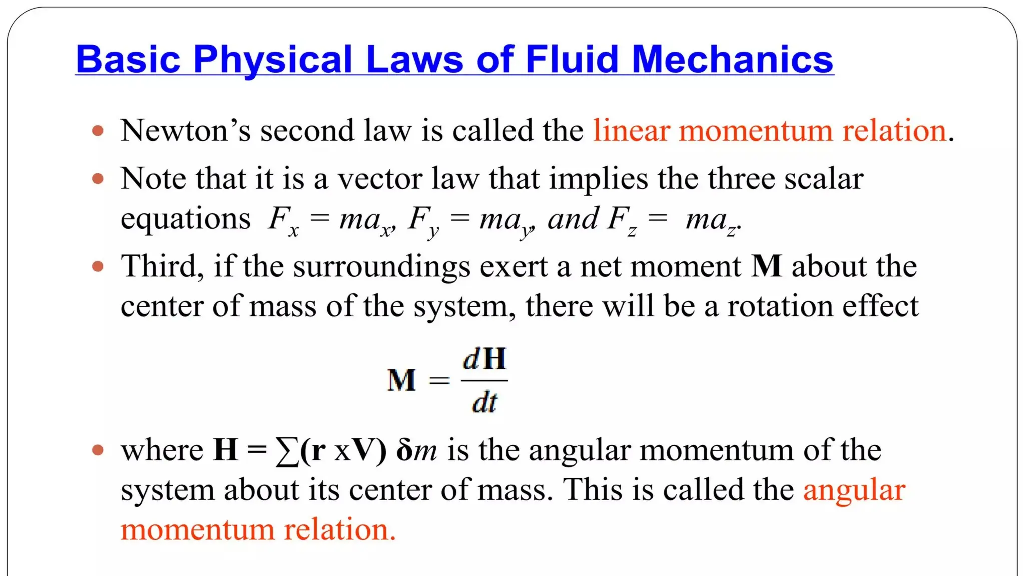 Basic concepts of fluid flow-fluid kinematics and dynamics | PPT