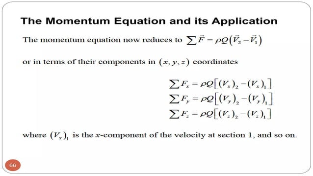 Basic concepts of fluid flow-fluid kinematics and dynamics | PPTX