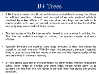 M.E - Computer Science and Engineering-Data structure B tree | PPT