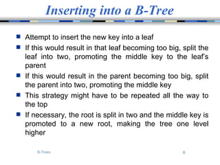 M.E - Computer Science and Engineering-Data structure B tree | PPT