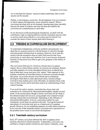 Foundations of Curriculum: Four major foundations | PDF