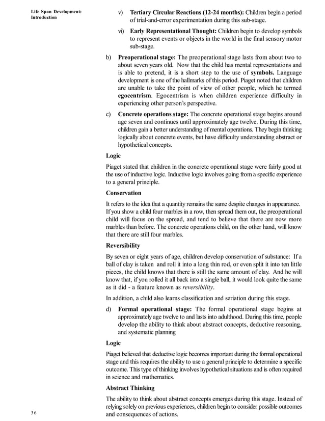 Theories of Human- Development - Unit 4 | PDF