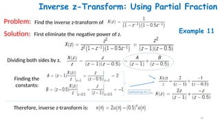 Properties of z transform AND ITS APPLIC | PPT
