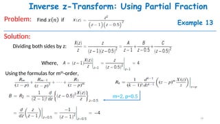 Properties of z transform AND ITS APPLIC | PPT