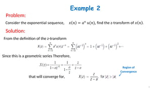 Properties of z transform AND ITS APPLIC | PPT