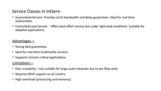 ACN UNIT-2 INTSERV model for Internet.pptx