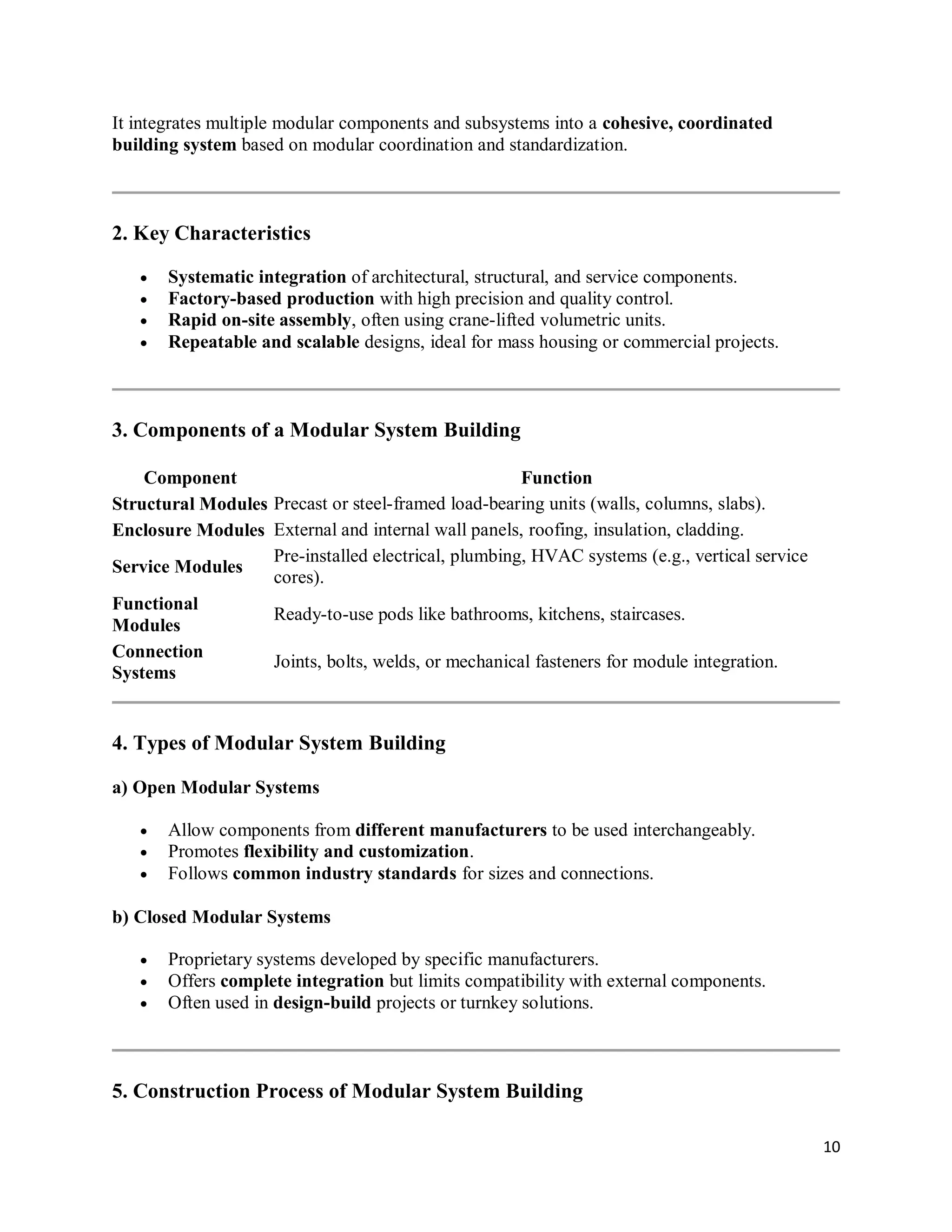 Construction Methods and Techniques-Modular Construction | PDF