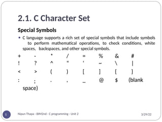 structured Programming Unit-2-Basic-Elements-of-C.pptx