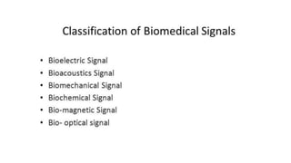 Biosignal: ECG, EEG and EMG | PPTX