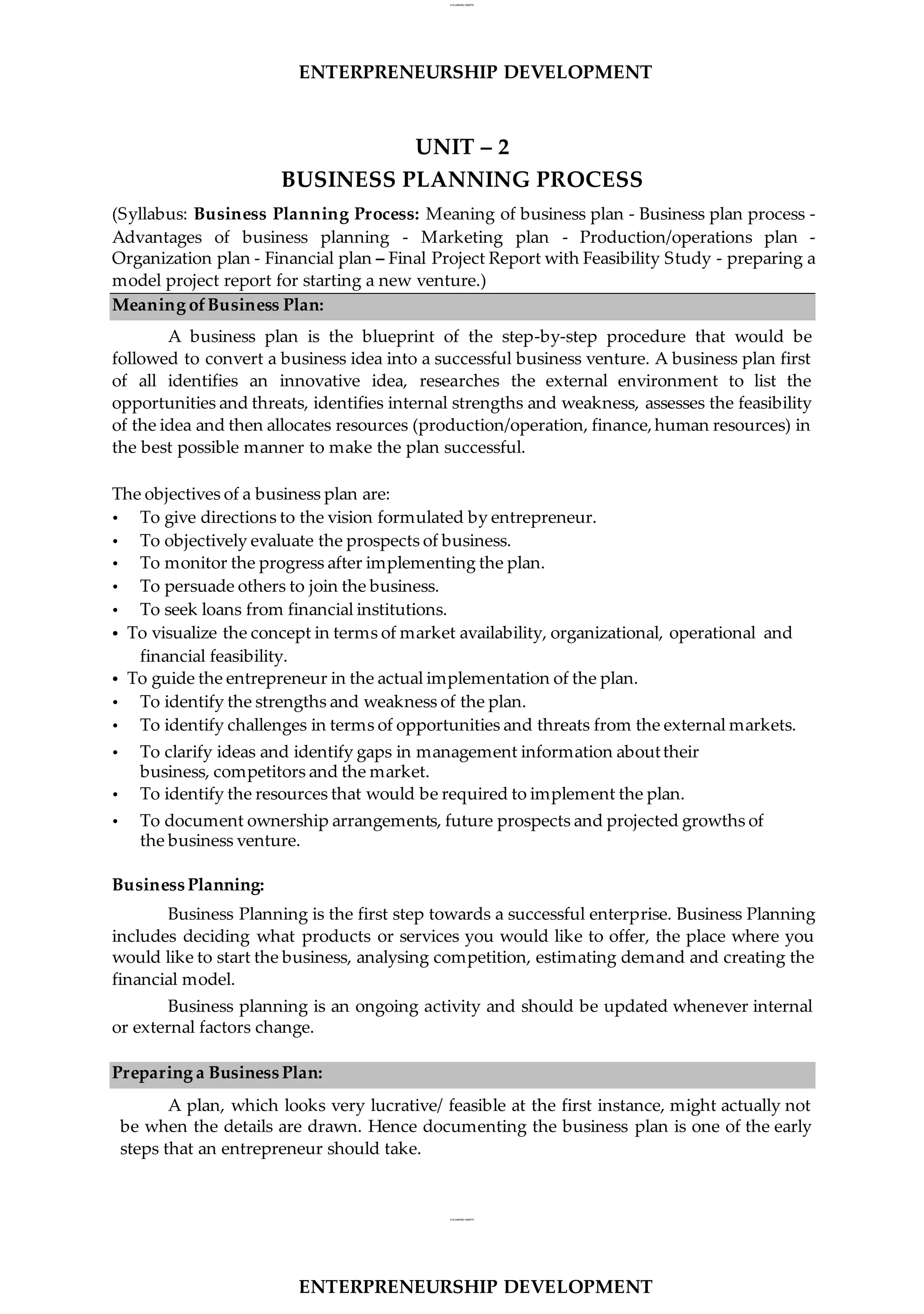 Unit 2-business-planning-process | DOC