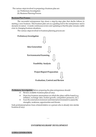 Unit 2-business-planning-process | DOC | Business | Business and Finance