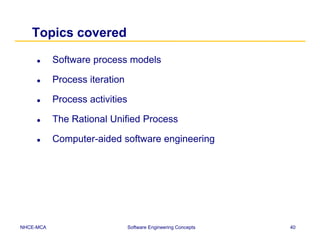 Unit 2-software development process notes | PDF