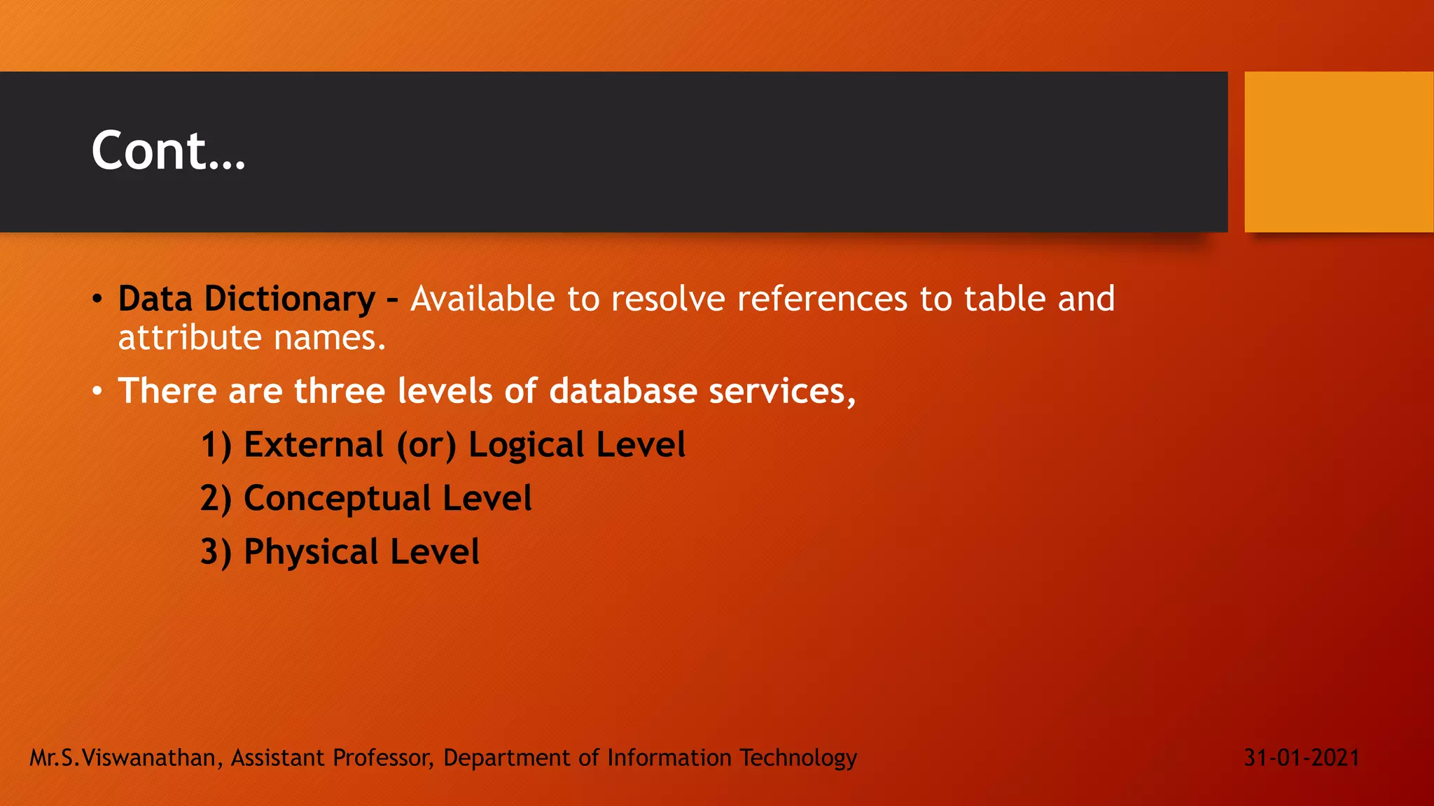 Database Architecture And Data Modelling Ppt 9873