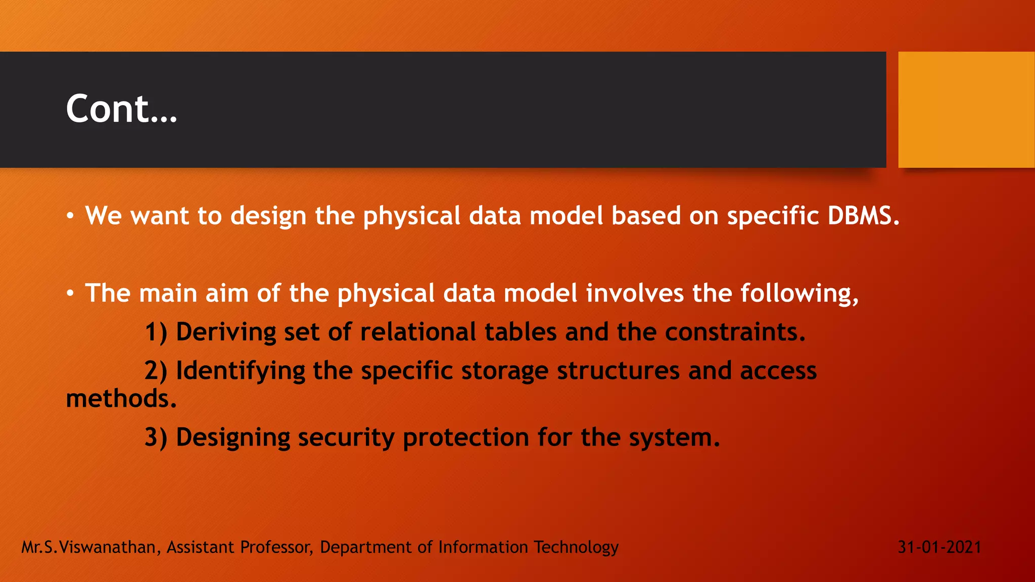 Database Architecture And Data Modelling Pptx Databases Computer