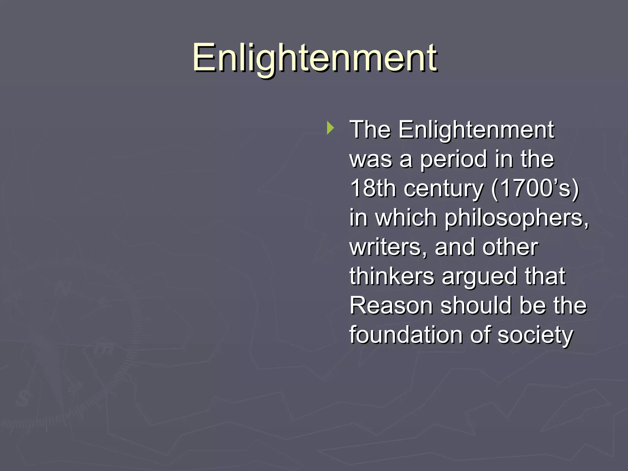 Unit 2 - Enlightenment | PPT