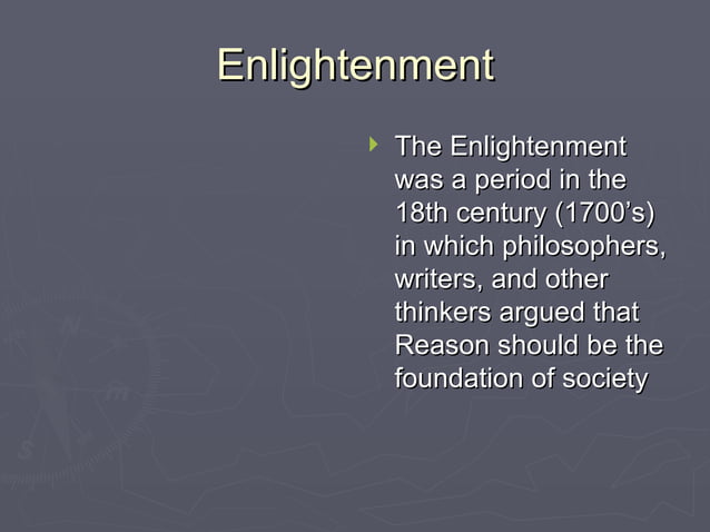 Unit 2 - Enlightenment | PPT