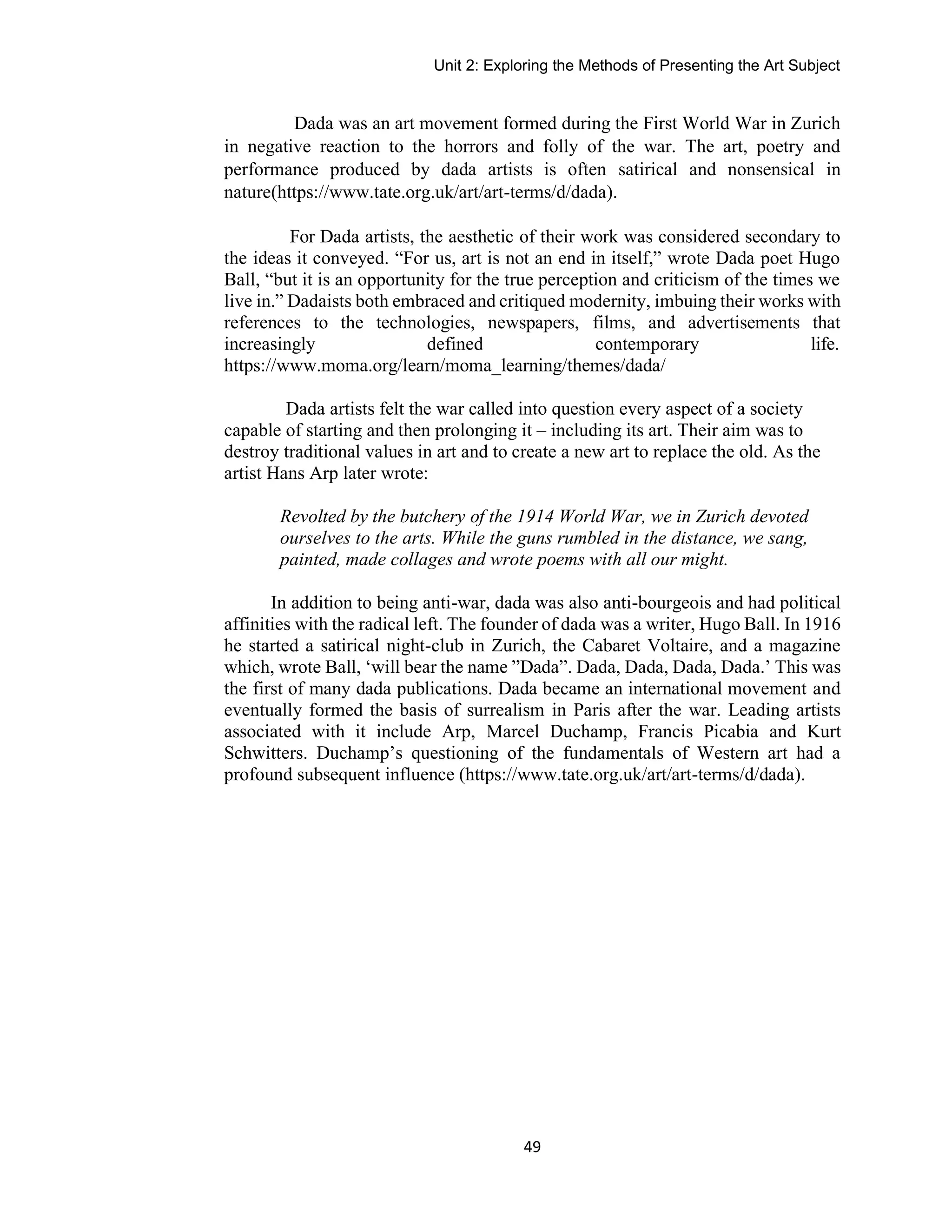 Unit-2-Exploring-the-Methods-of-Presenting-the-Art-Subject ...