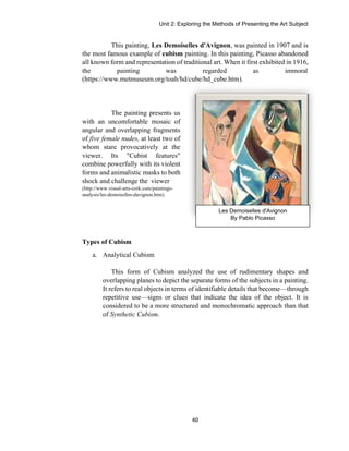 Unit-2-Exploring-the-Methods-of-Presenting-the-Art-Subject ...