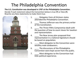 Unit 2 Foundations Of American Government | PPT