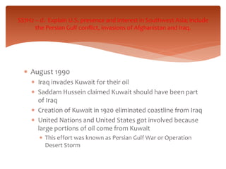 SS7H2b Creation of Israel | PPTX