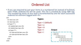Unit - 2 - Hypertext Markup Language & Cascading Style Sheets | PDF