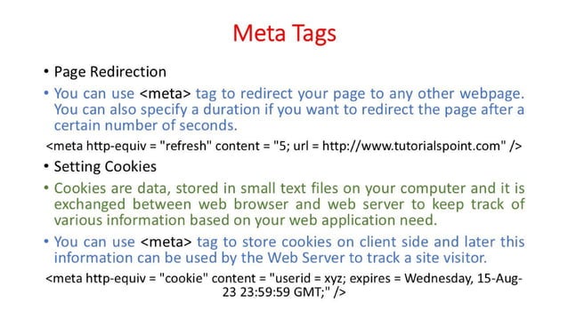 Unit 2 Hypertext Markup Language And Cascading Style Sheets Ppt