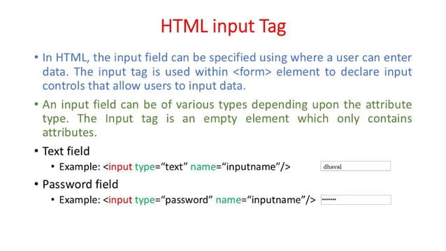 Unit - 2 - Hypertext Markup Language & Cascading Style Sheets | PPT