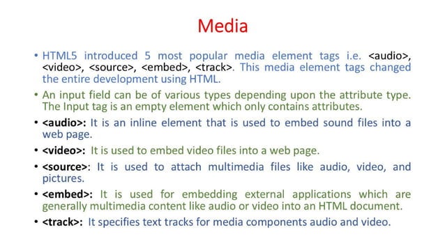 Unit - 2 - Hypertext Markup Language & Cascading Style Sheets | PPT
