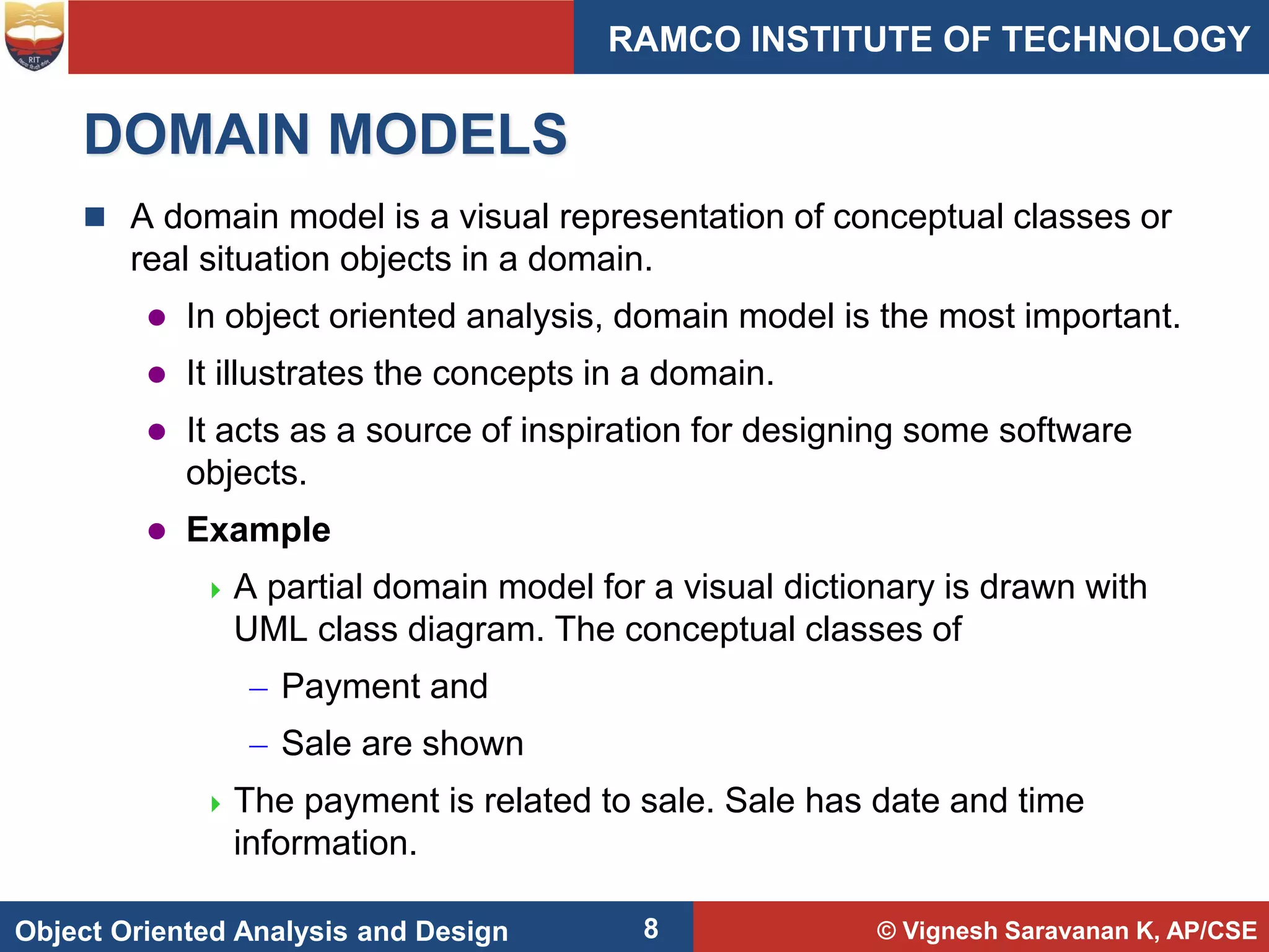 Elaboration and domain model | PDF