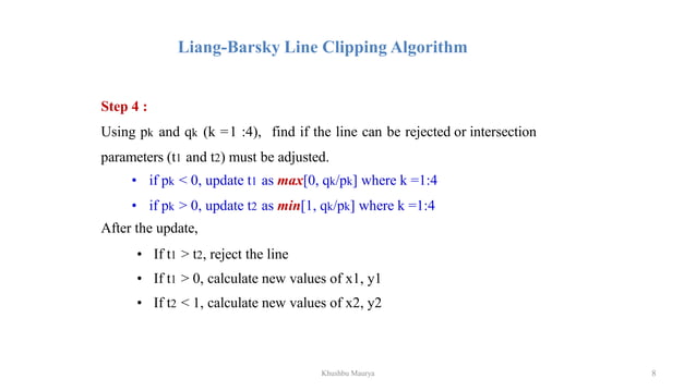 UNIT-2-liang-barsky-clipping-algorithm-KM.pdf | Science