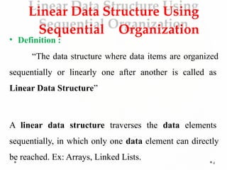Unit-2-Linear Data Structure, Searching, Sorting.pptx