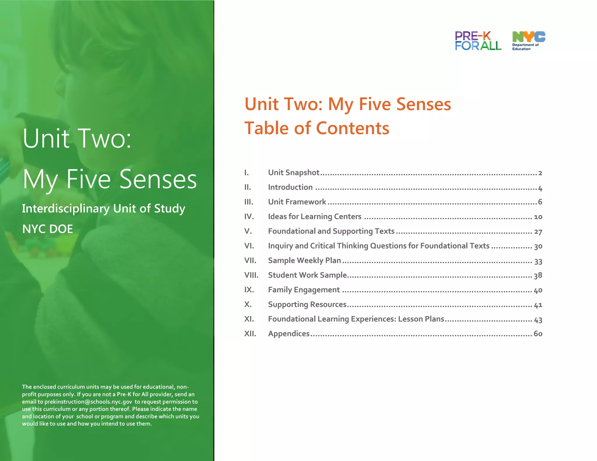 Unit 2-my-five-senses | PDF