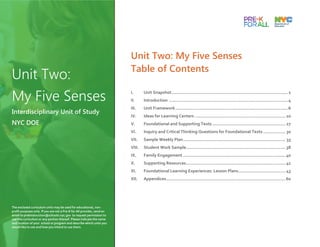Unit 2-my-five-senses | PDF