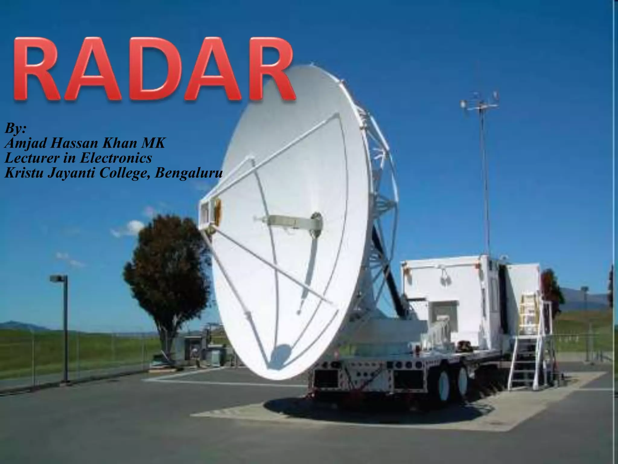 RADAR SYSTEMS | PPTX | Physics | Science