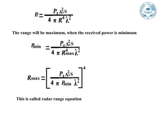 RADAR SYSTEMS | PPTX | Physics | Science
