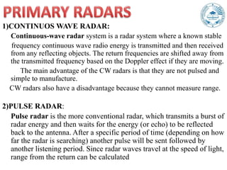 RADAR SYSTEMS | PPTX | Physics | Science