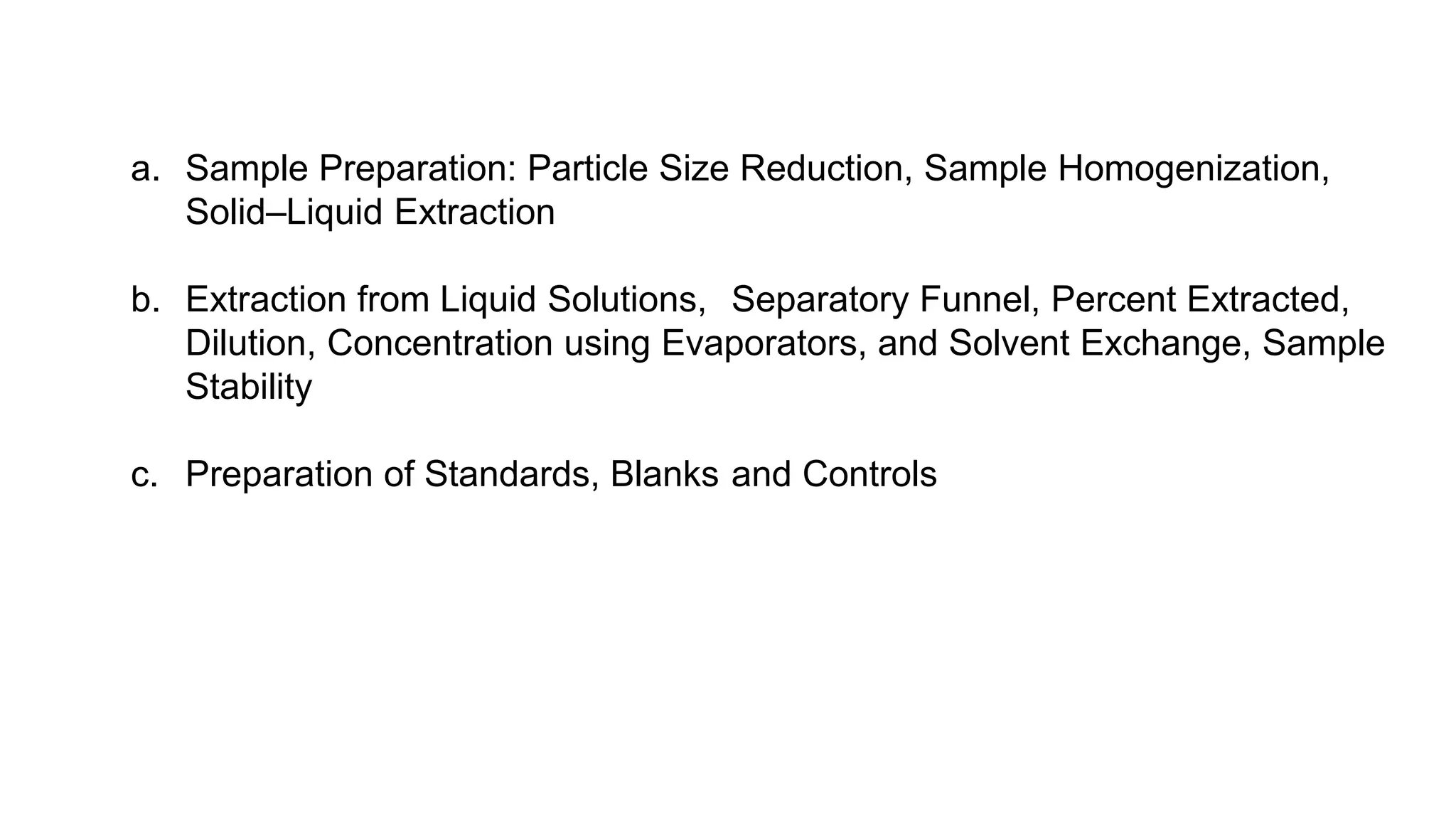 Unit-2-Standards, Blanks & Sample Preparation.pptx | Physics | Science