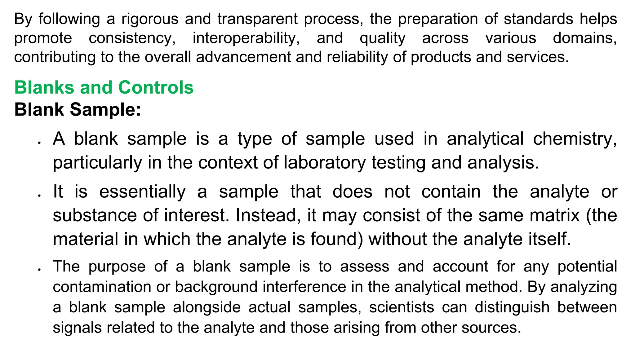 Unit-2-Standards, Blanks & Sample Preparation.pptx | Physics | Science