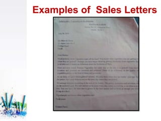 Unit.2.2.sales letters 2 | PPT
