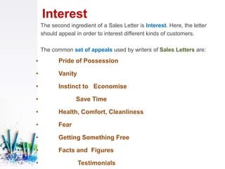 Unit.2.1.sales letters 1 | PPT