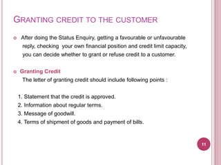 Unit.3.1.2.credit letters.2 | PPTX | Business | Business and Finance